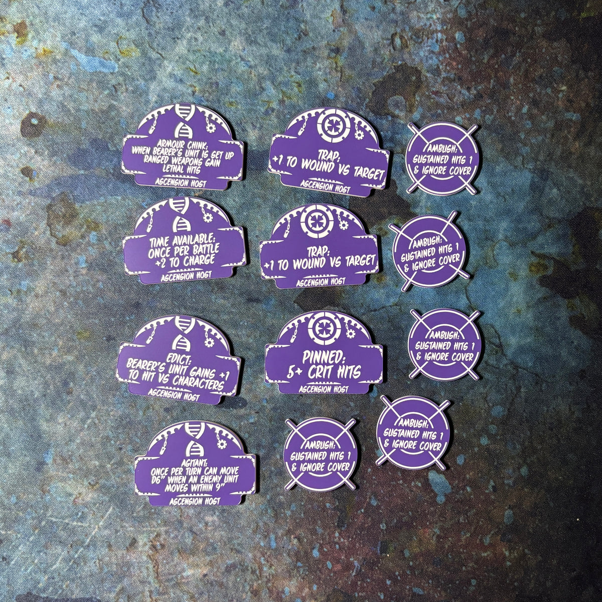 Alien Cults 10th Edition 40k Token Set – Pro Painted Studios