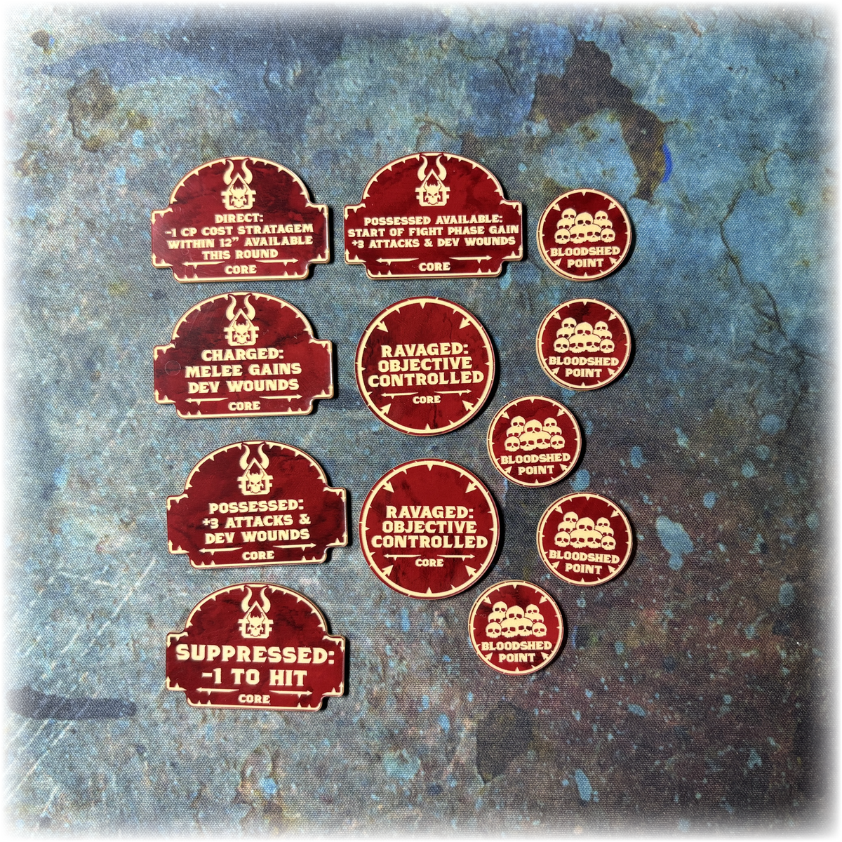 World Devourers - 10th Edition 40k Token Set – Pro Painted Studios