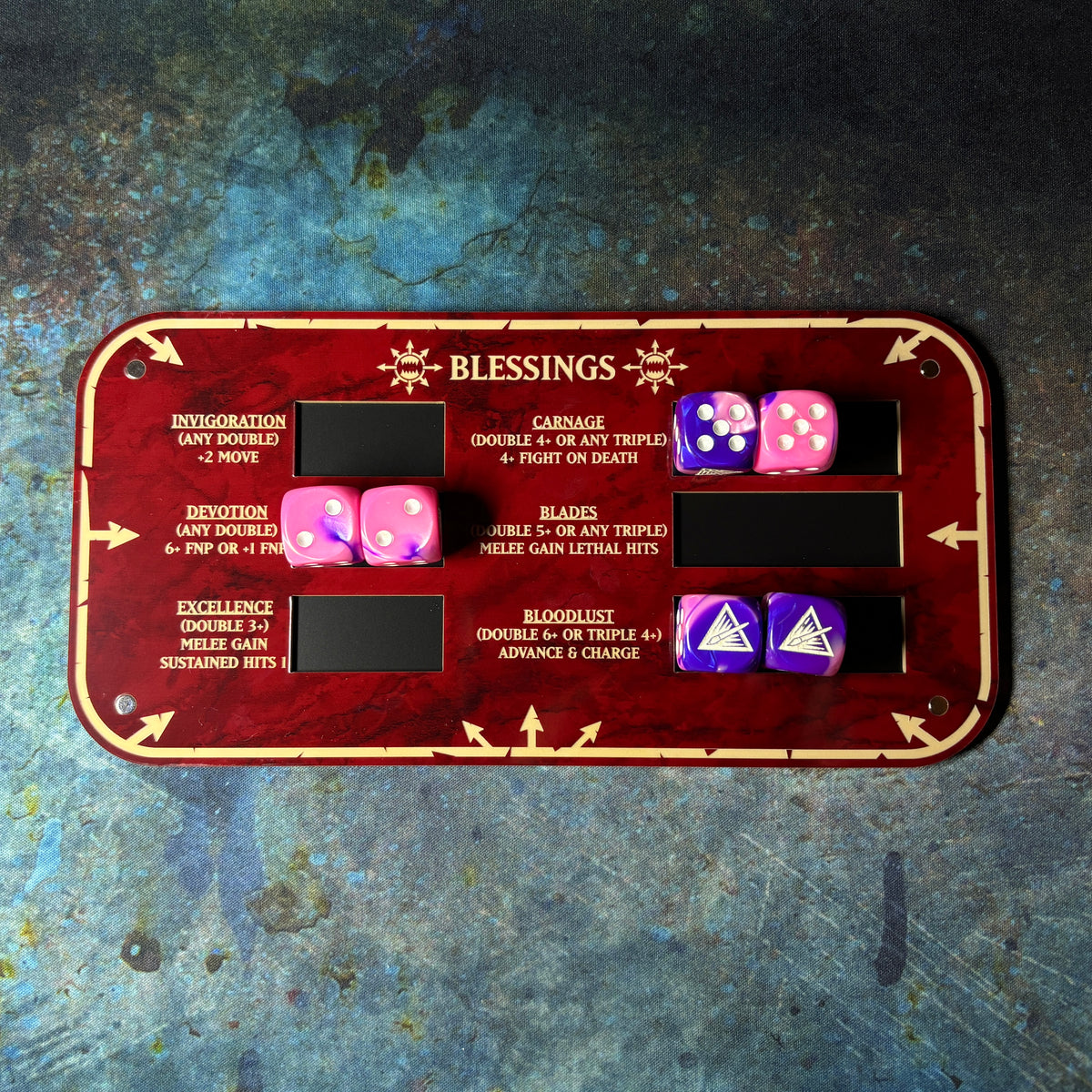 World Devourers - Magnetic Blessings Tracker - 10th Edition 40k – Pro ...